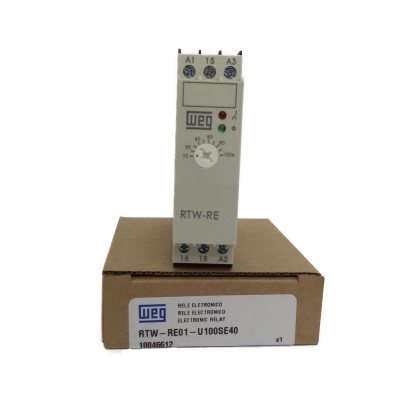 Relé Temporizador RTW-RE 10-100 segundos 220/240V Weg