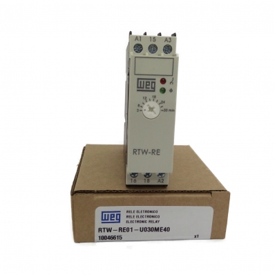 Relé Temporizador RTW-RE 3-30 minutos 220/240V Weg
